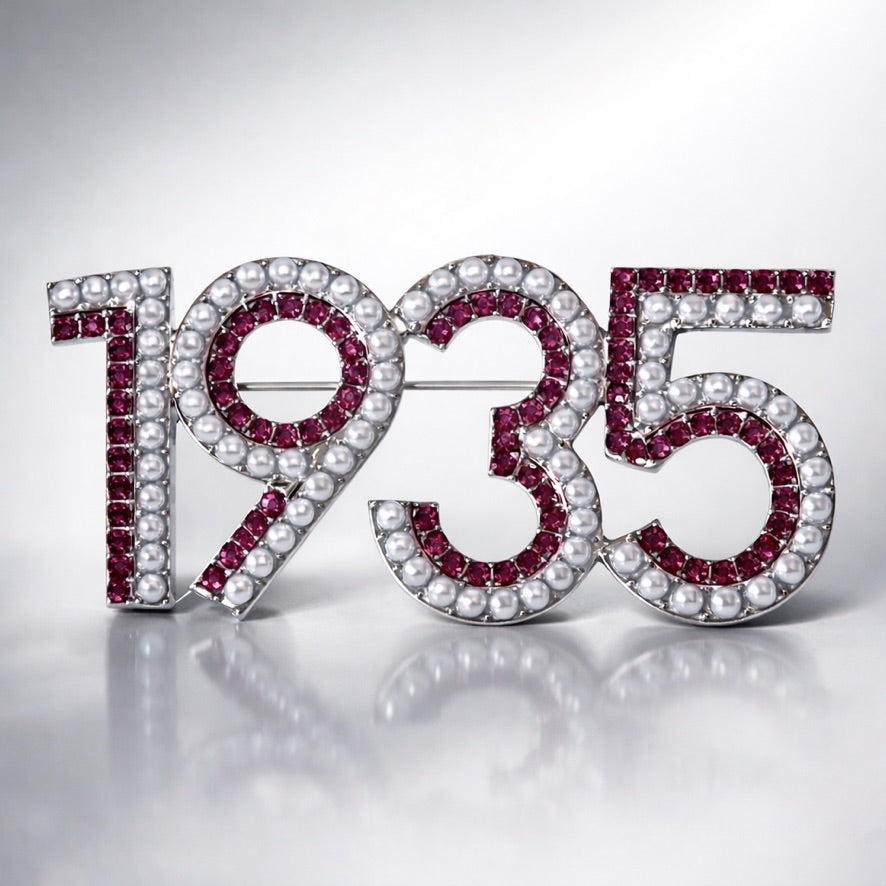 1935 Legacy Brooch – NCNW Founders Edition – Black Opulence Shop